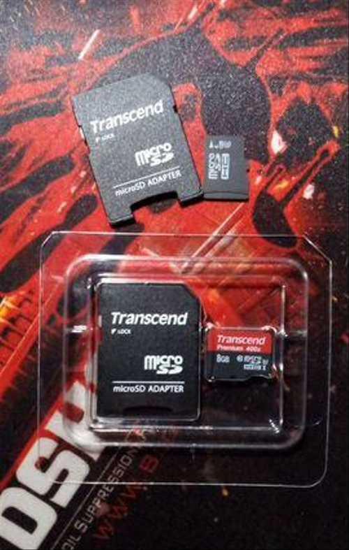 Карта памяти Transcend microsdhc 400x 8GB Original