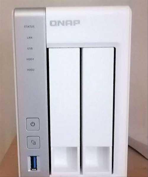 NAS Qnap D2 (2 диска, 1Гб RAM)