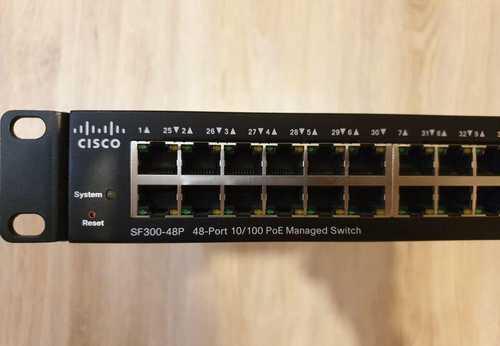 Коммутатор Cisco Свитч Switch SF300-48p