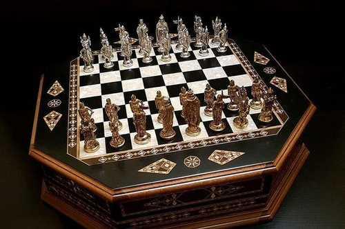 Шахматы подарочные "Империал" венге