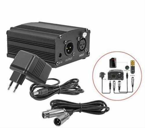 Фантомное питание для микрофона 48V XLR BM-800