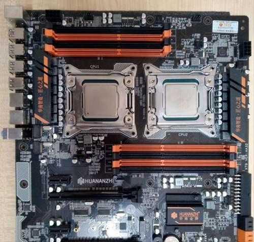 Сборка huananzhi X79 Dual + 2 процессора Xeon 2697