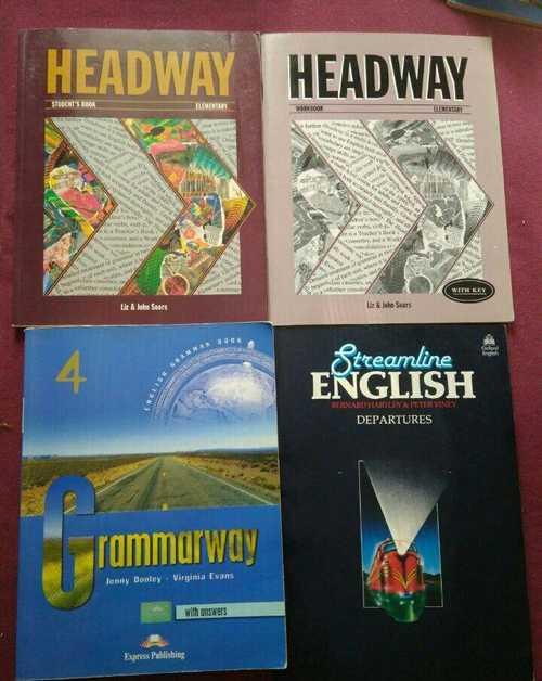 Headway, grammarway, streamline English учебники