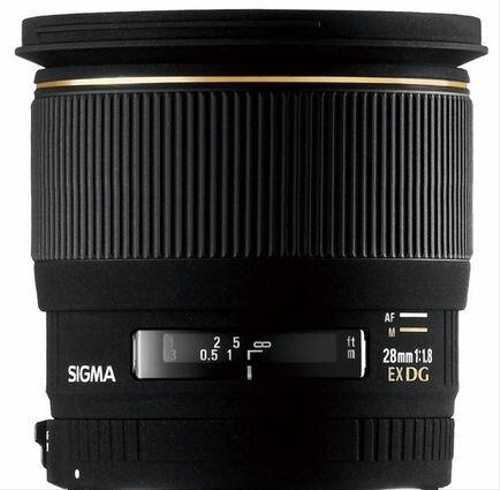 Sigma Canon AF 28 mm F/1.8 EX DG