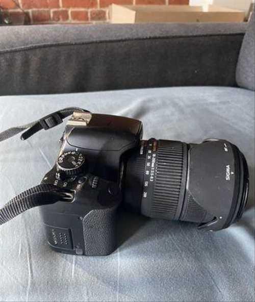 Canon eos 450d с обьективом для путешествий 18-200