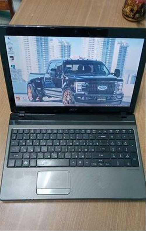 Игровой ноутбук Acer i3/4gb/ssd 120gb hdd 640gb/GT