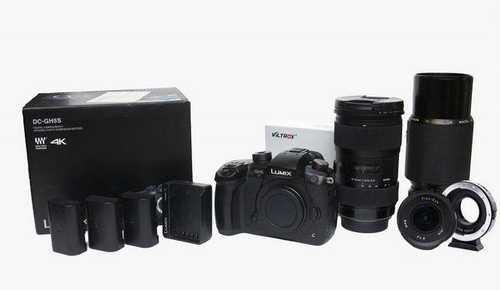 Panasonic gh5s + Viltrox EF-M2 + Sigma 18-35 EF-S