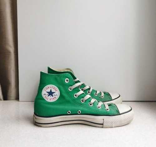 Кеды converse зеленые