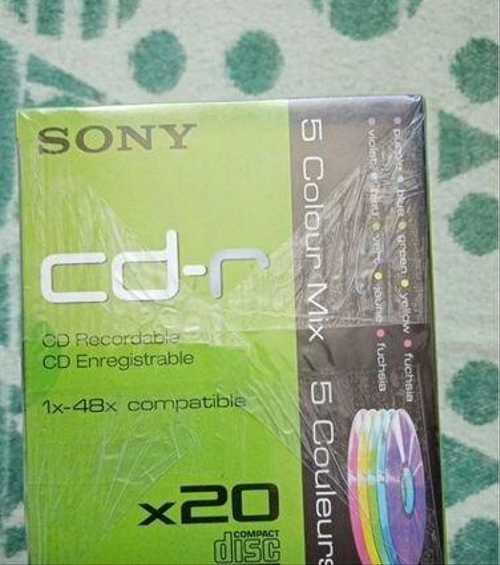 Sony CD-R 700mb 19 шт новые