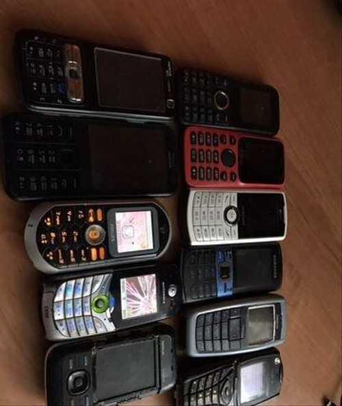 Коллекция телефонов нулевых