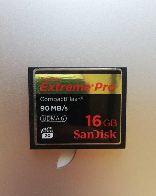 Карта памяти SanDisk Extreme Pro 16Gb CompactFlash