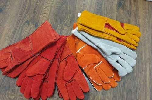 Краги сварочные и перчатки кож. рабочие