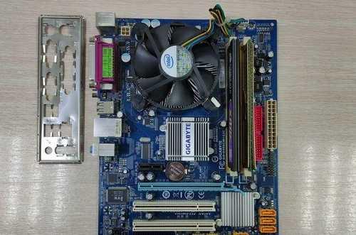 Комплект MB s775 + E4500 + 2Gb + Cooler