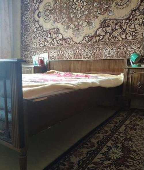Кровать двухспальная с матрасом бу Румыния 1986