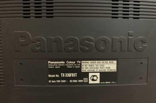 Телевизор panasonic DDD TX 33gf85t