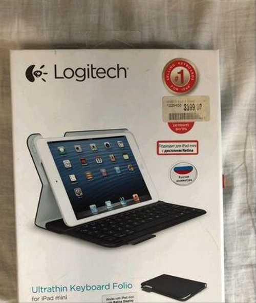 Logitech обложка с клавиатурой для iPad mini