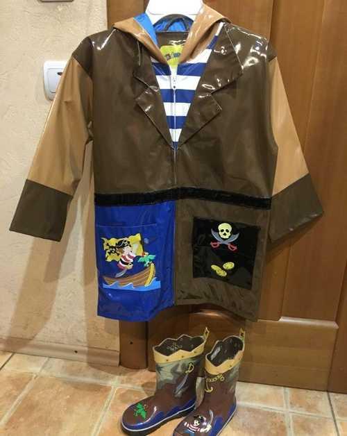 Плащ-дождевик и резиновые сапожки Kidorable