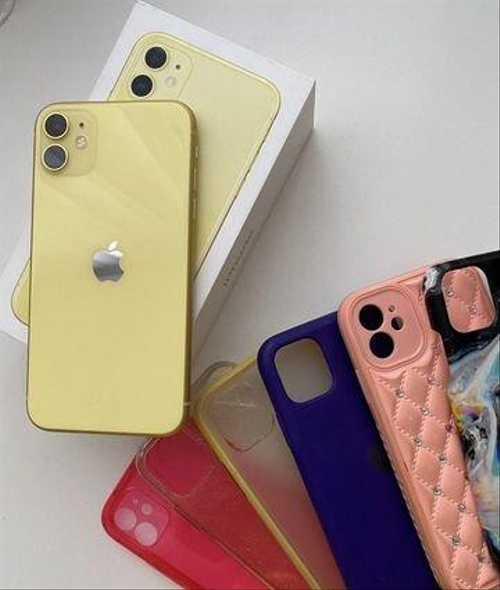 Смартфон Apple iPhone 11, Yellow, 64GB