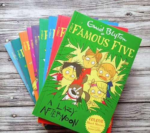 Famous Five, Enid Blyton, английские книги