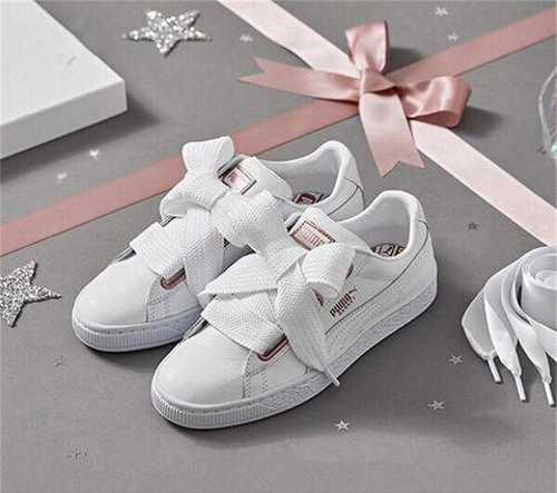 Кеды Puma Basket Heart Leather Wn's. Нат. кожа. 39