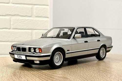 BMW 5series 535i E34 Saloon silver 1:18 MCG