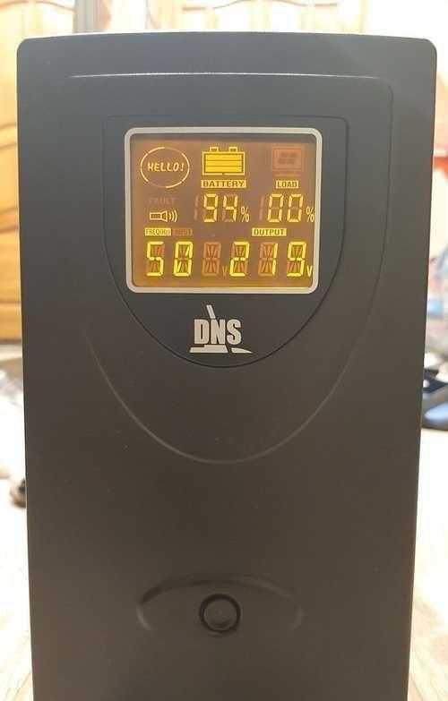 Ибп dns smart lcd euro 1200va