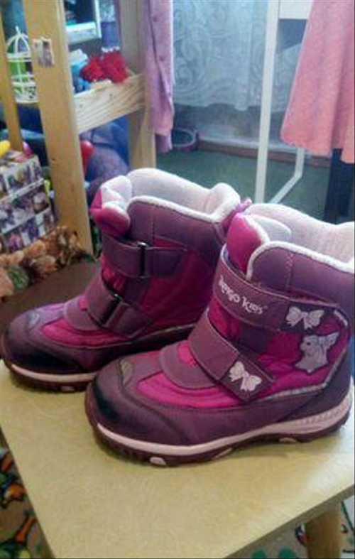 Сапоги зимние Indigo kids р.31 б/у