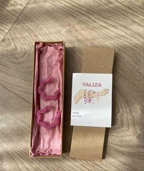 Серьги из бисера yaliza