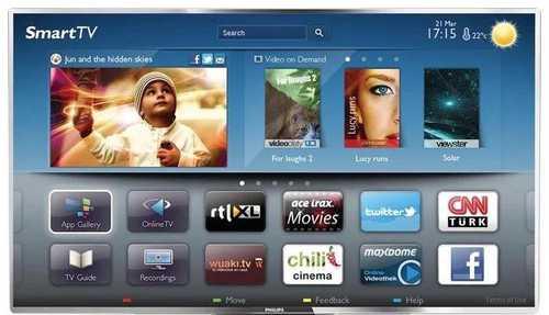 Телевизор philips 40pfl7007t/12