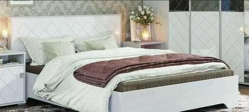 Кровать двуспальная Сальма с матрасом