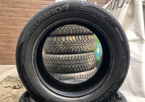 Шины 16 дром. Kumho 7. Kumho 7 Ecowing es01. Резина Кумхо 7. Kumho Ecowing es01 резина направление.