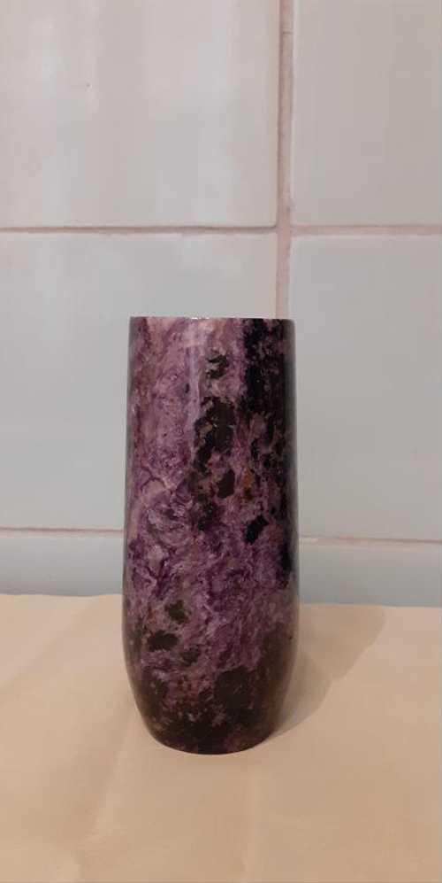 Ваза стакан чароит