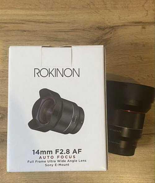 Объектив rokinon (samyang) 14mm/2.8 Sony E mount