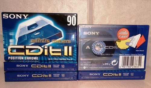 Аудиокассета Sony cdit II 90