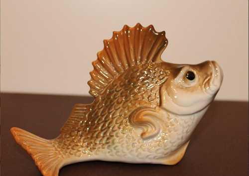 Фарфоровая статуэтка - Рыба Окунь