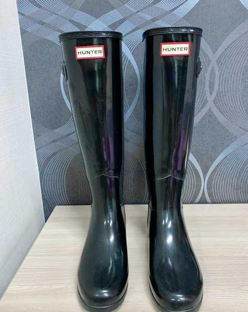 Сапоги Hunter (модель Gloss Tall Wellington Boots)