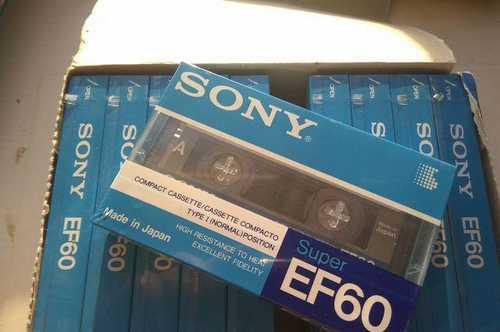 Аудиокассеты sony Super EF60s