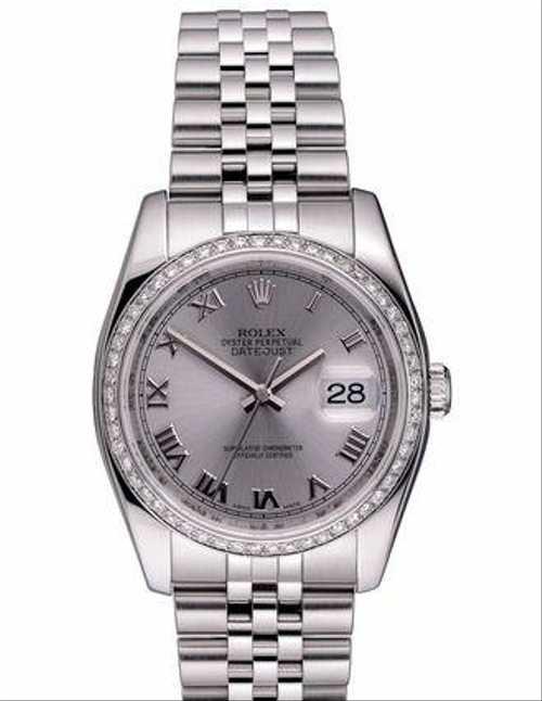 Часы Rolex Datejust 36mm Silver Roman Dial 116200
