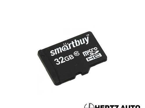 Карта MicroSD 32Gb SmartBuy class-10 c адаптером