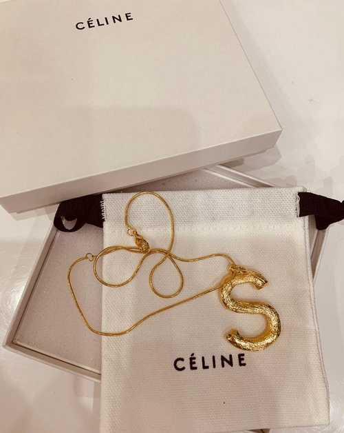 Подвеска буква Celine 4 см S