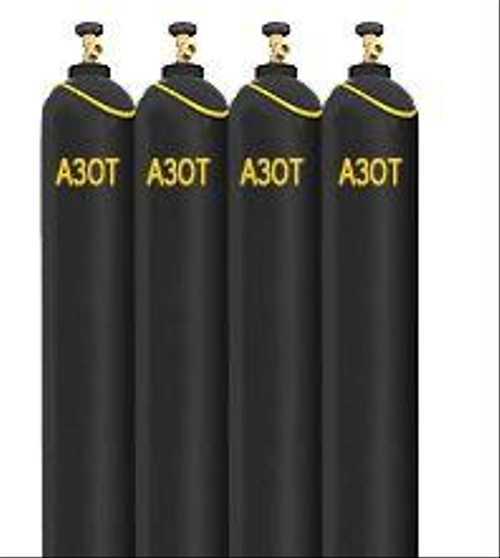 Газ азот 40л вес баллона 65кг. технич. art.07