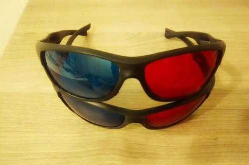 3D Анаглифные очки в отличном состоянии