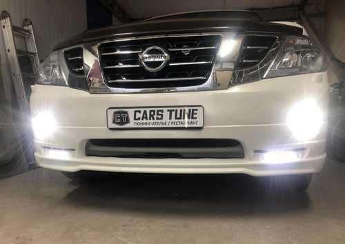 Обвес, губа impul nissan patrol Y62 Тюнинг