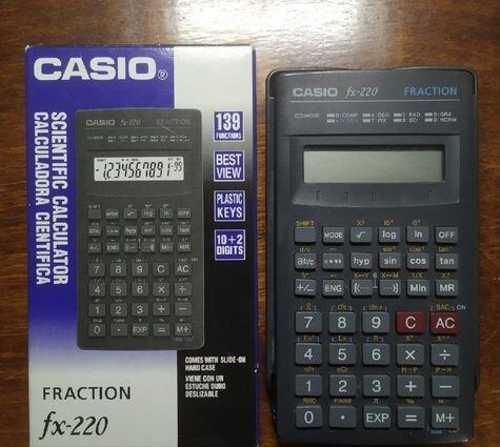 Калькулятор Сasio fx-220