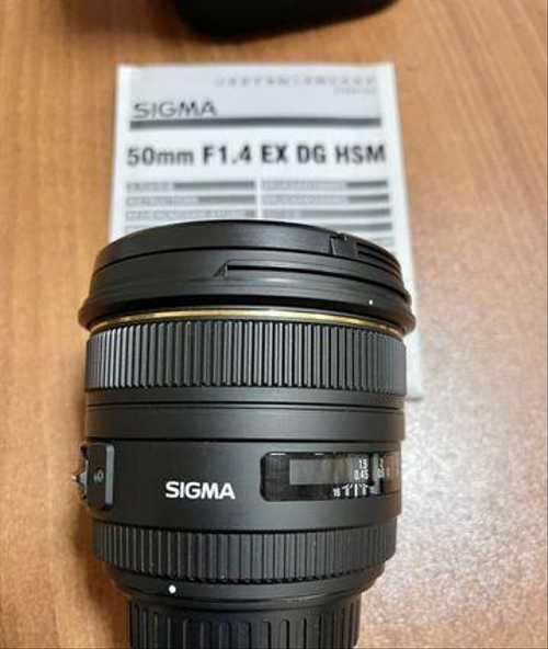 Объектив Sigma 50mm f1.4 EX DX for Canon