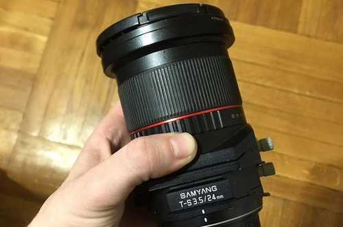 Samyang 24mm f/3.5 tilt-shift (canon)