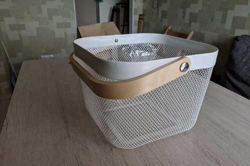 Корзина плетеная металлическая IKEA risatorp