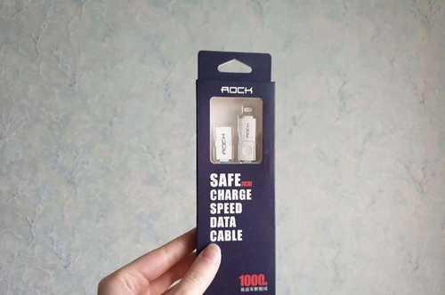 Кабель Rock 2 в 1 micro usb / lightning