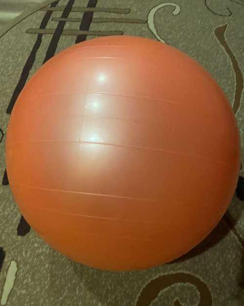 Гимнастический мяч 75 см оранжевый
