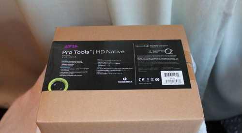 Avid HD Native Thunderbolt новый